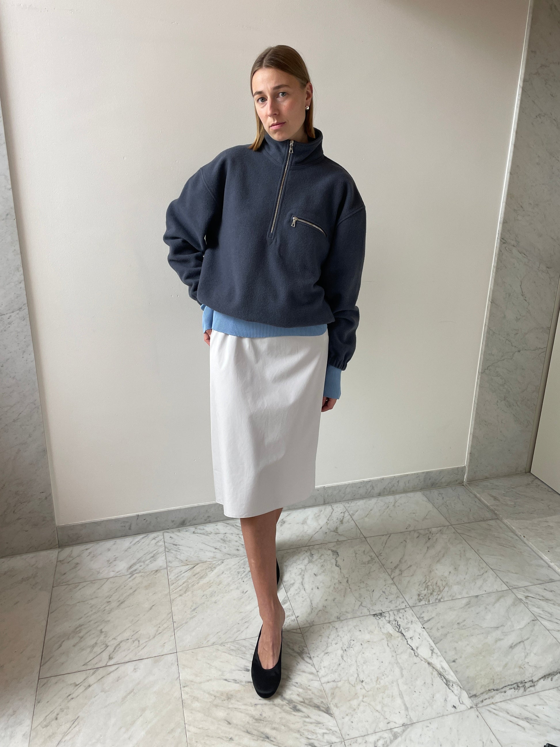 Polar Fleece, Ardoise - Carmen Amsterdam