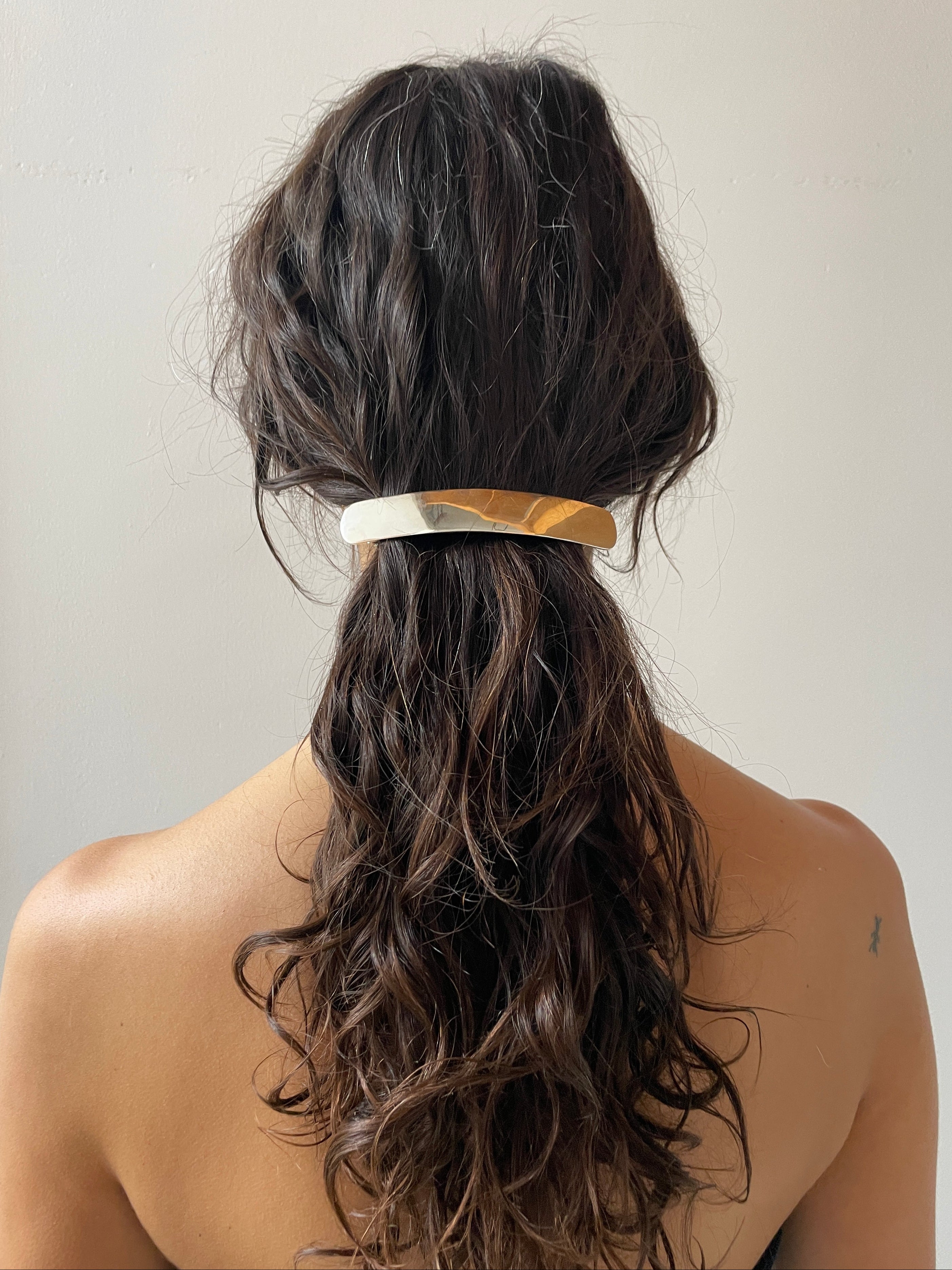 Silver Barrette, Silver - Carmen Amsterdam